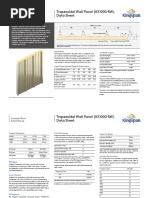 Kingspan Quadcore ks1000rw Roof Panel Data Sheet en GB Ie | PDF | Roof | Building Engineering