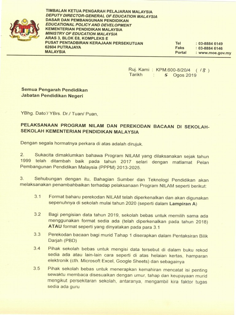 Surat Nilam 2020 PDF | PDF