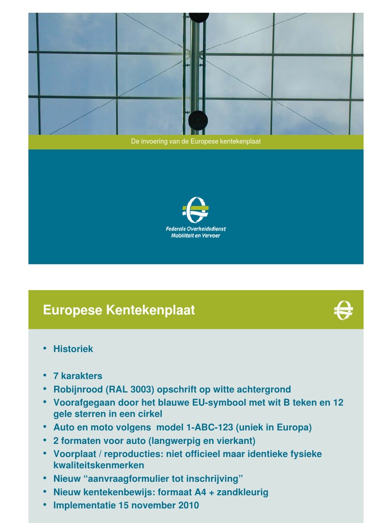 Nummerplaat | PDF