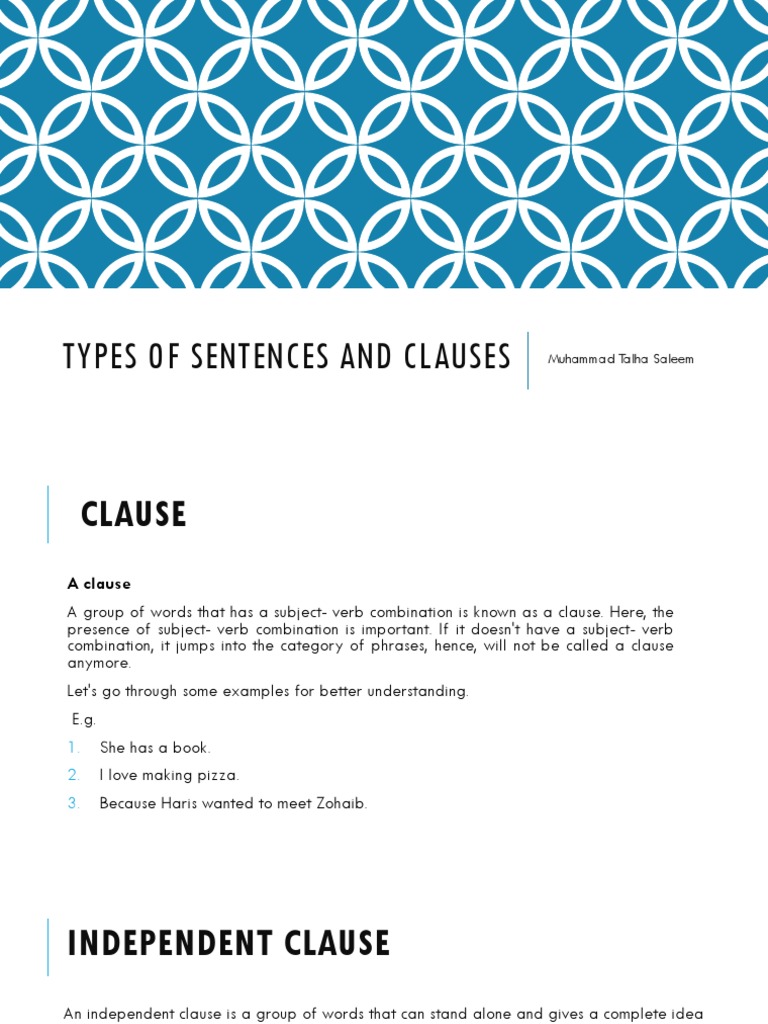 Types of Sentences | PDF