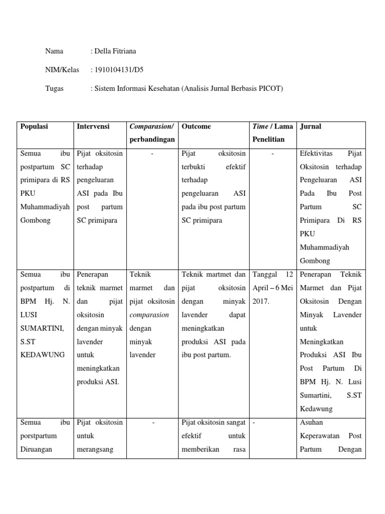 Analisis Picot | PDF