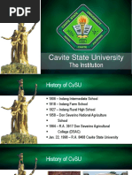 CvSU 101 History | PDF