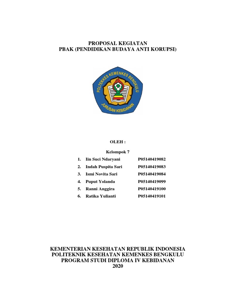 Proposal Kegiatan PBAK | PDF