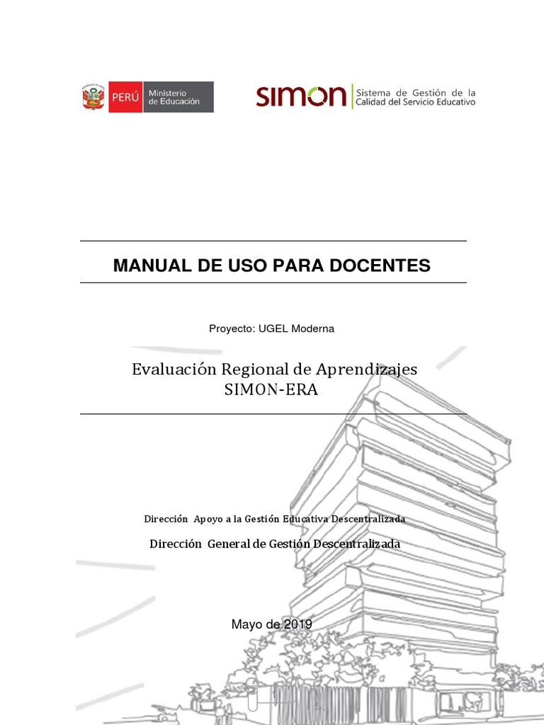 Manual de Uso para Docentes - Registro de La Era 2019 en Simon-Minedu ...