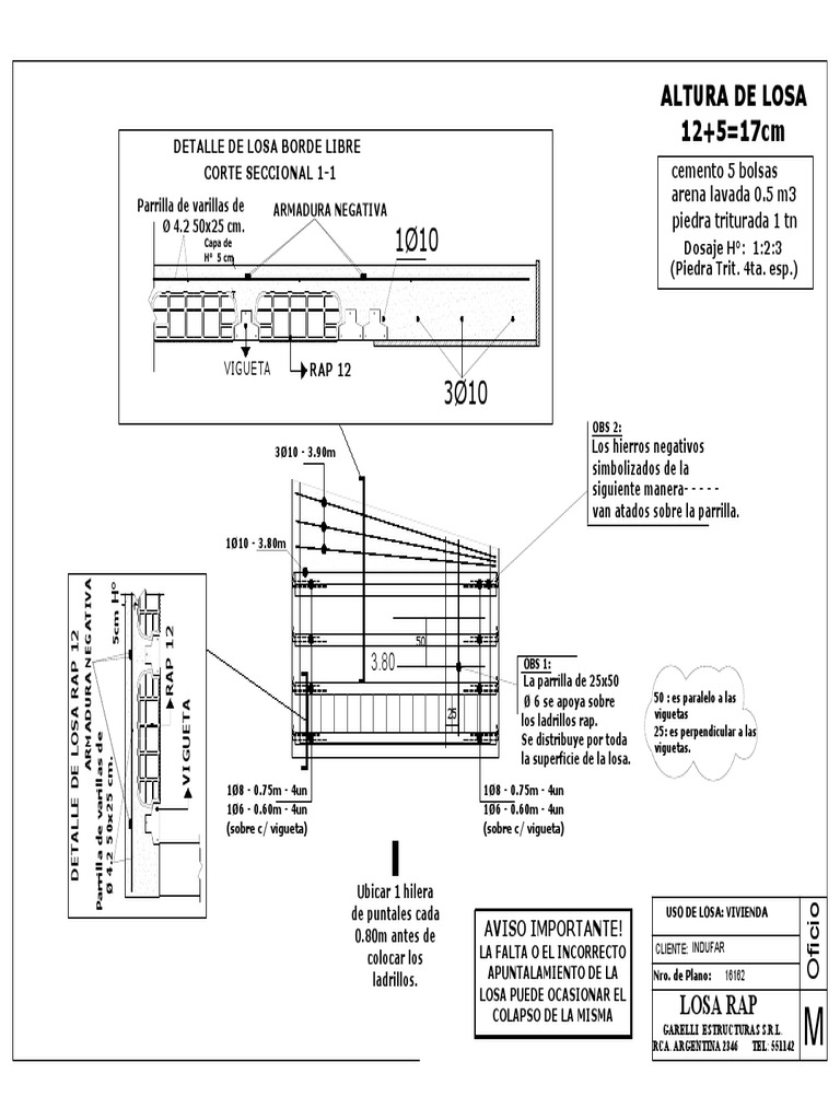 Detalles Técnicos de Losa RAP | PDF | Naturaleza