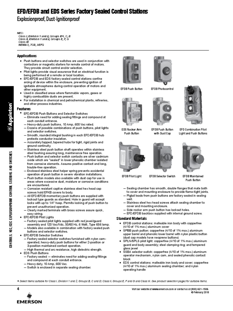 Catalog Appleton Efd Efdb Eds Control Stations Pilot Lights en 1277650 ...