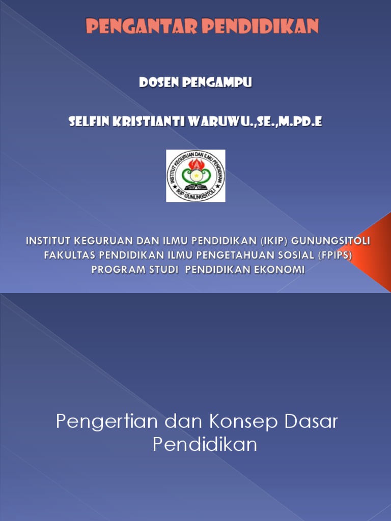 Definisi dan Konsep Pendidikan Seumur Hidup | PDF | Kesehatan Holistik | Sains & Matematika