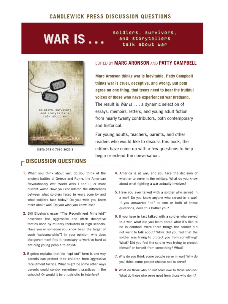 Understanding War: Insights and Essays | PDF | Unrest | Armed Conflict