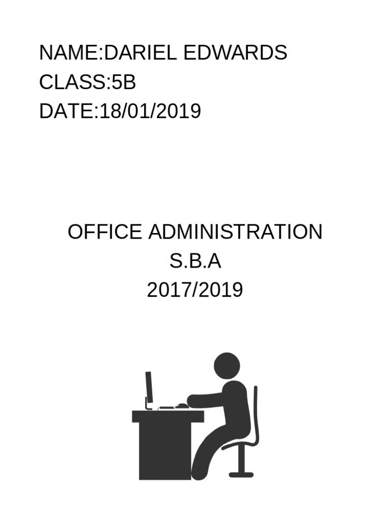 Office Admin SBA CXC | PDF