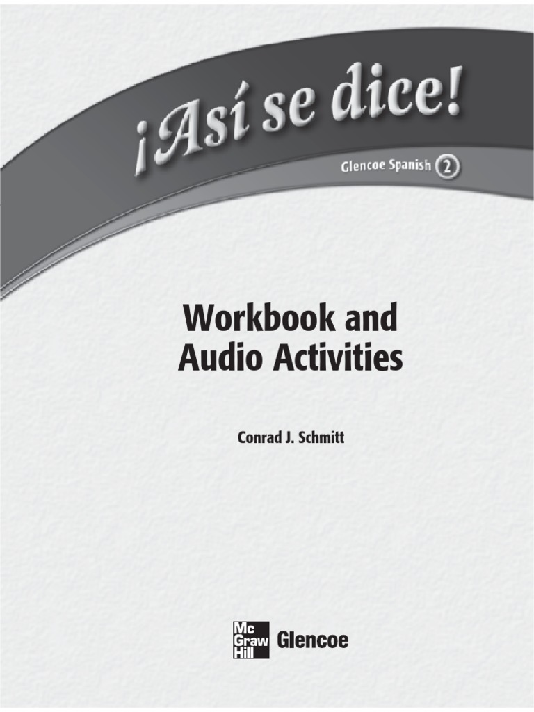 Así Se Dice Level 2 Workbook | PDF