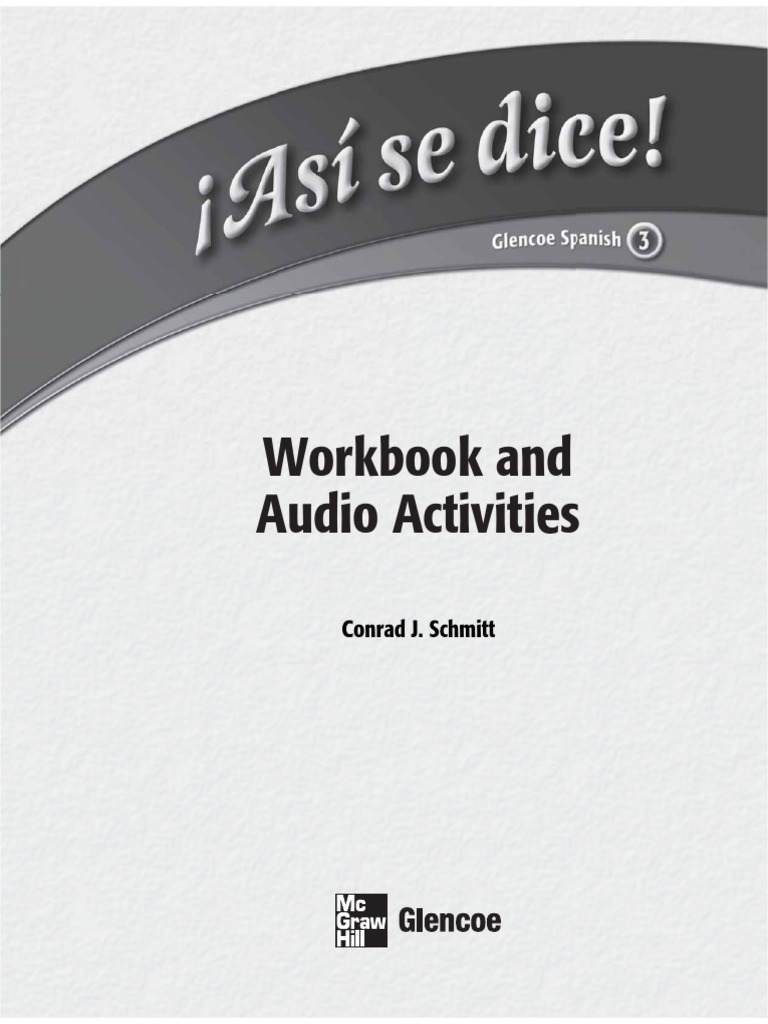 Así Se Dice Level 3 Workbook | PDF