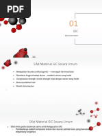 Restorasi GIC (Sifat, Bahan, Indikasi, Aplikasi) | PDF