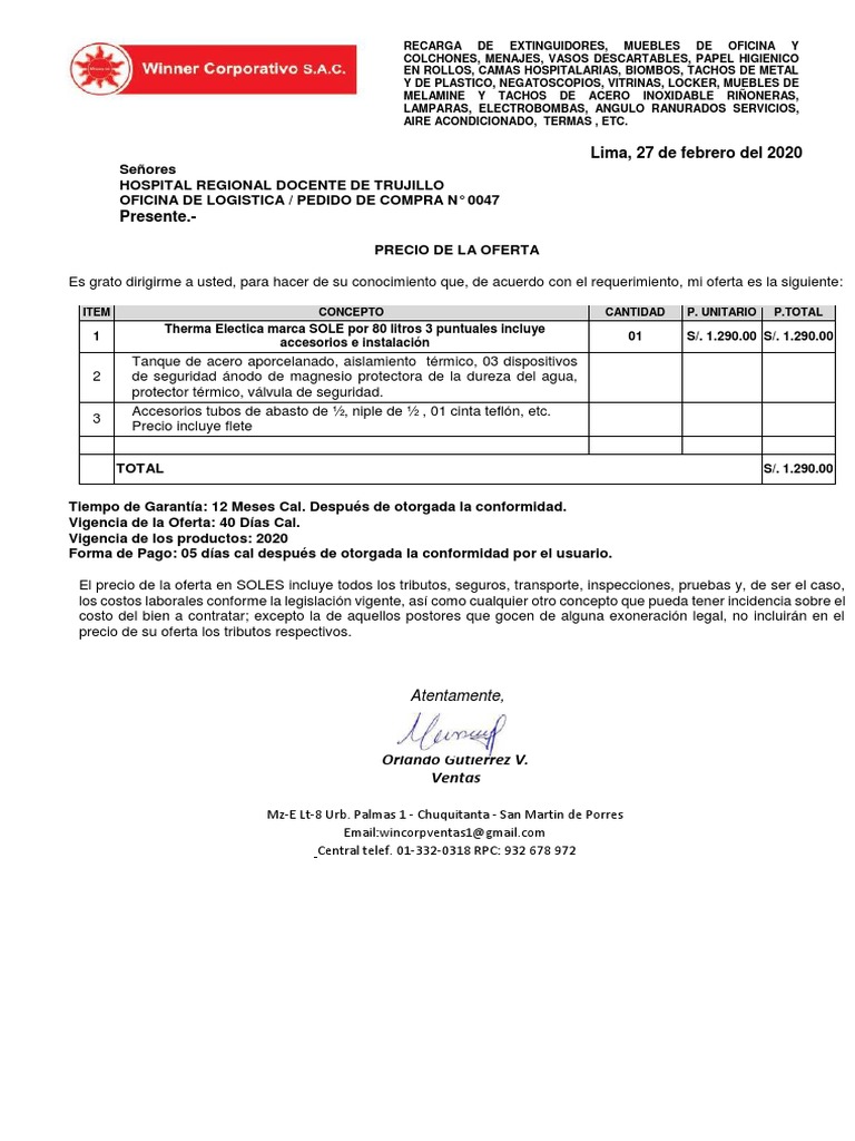 Cotizacion | PDF | Materiales | Materiales de construcción
