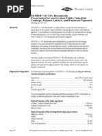 Proxel GXL Antimicrobial: Arch® Biocides | PDF | Antimicrobial | Paint