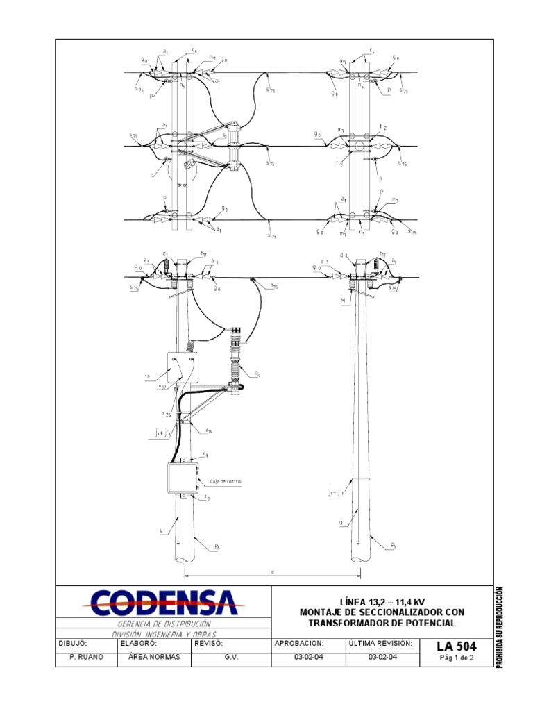 Codensa La 504 | PDF | Ingenieria Eléctrica | Máquinas