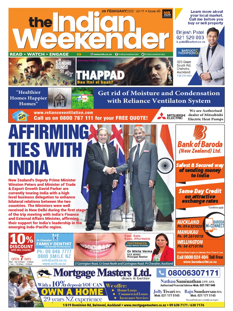The Indian Weekender - February 28, 2020 - Volume 11 Issue 48 | PDF ...