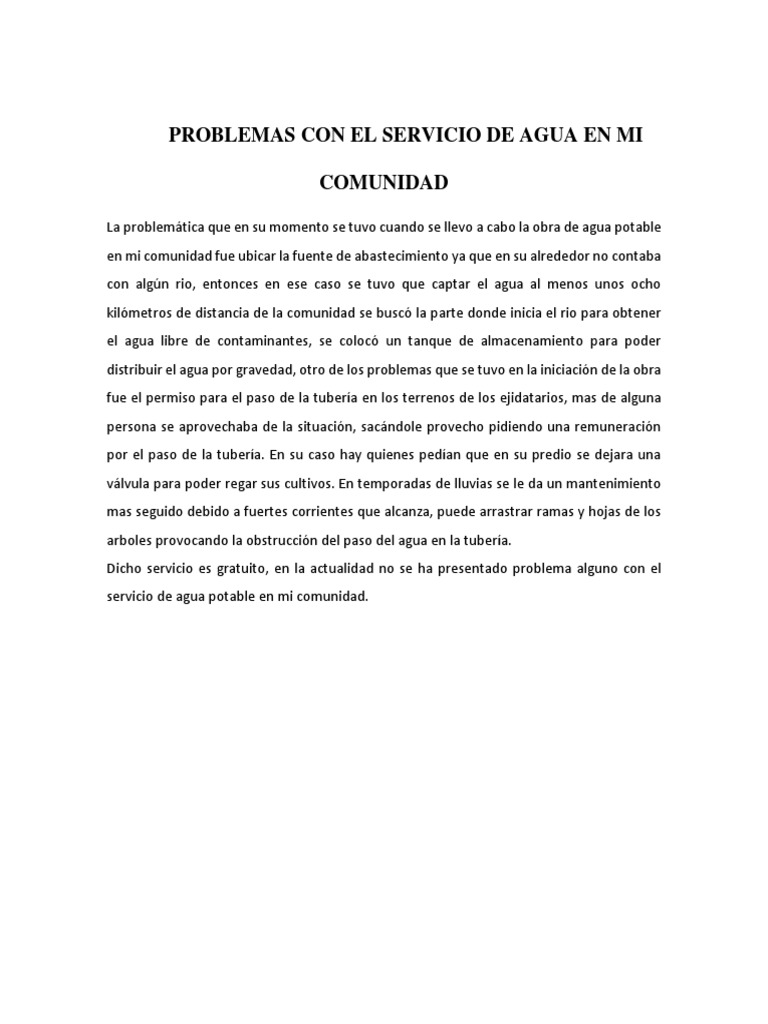 Desafíos del Agua Potable Local | PDF | Derecho
