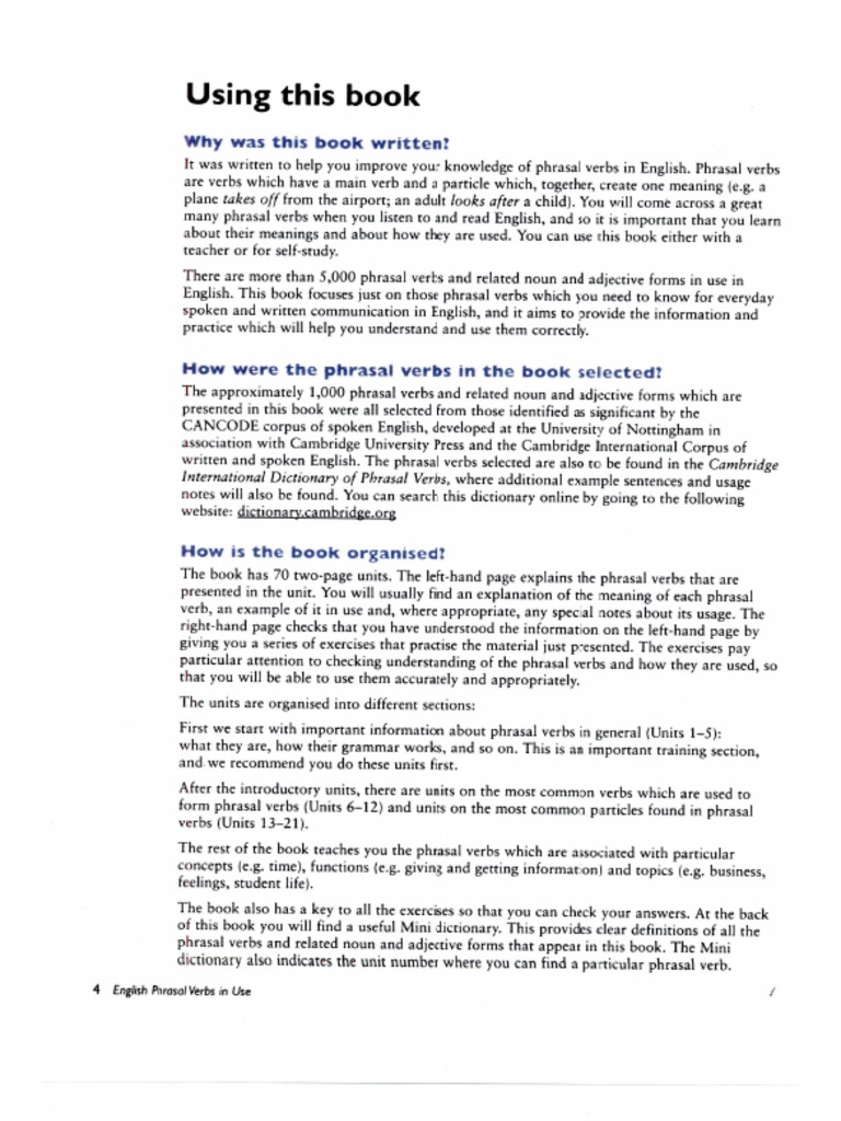 English Phrasal Verbs - Intermediate-1-30-6-10 | PDF