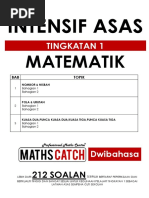 Soalan Uasa Matematik Form 1 2023 | PDF
