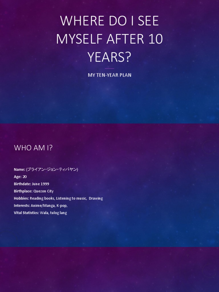 10 Year Plan | PDF