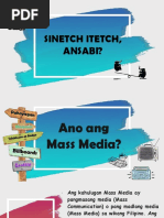 Komunikasyon Sa Radyo at Telebisyon | PDF