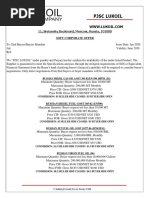 EN590 10ppm SPECIFICATIONS PEGASUS OIL | PDF | Diesel Fuel | Fuels