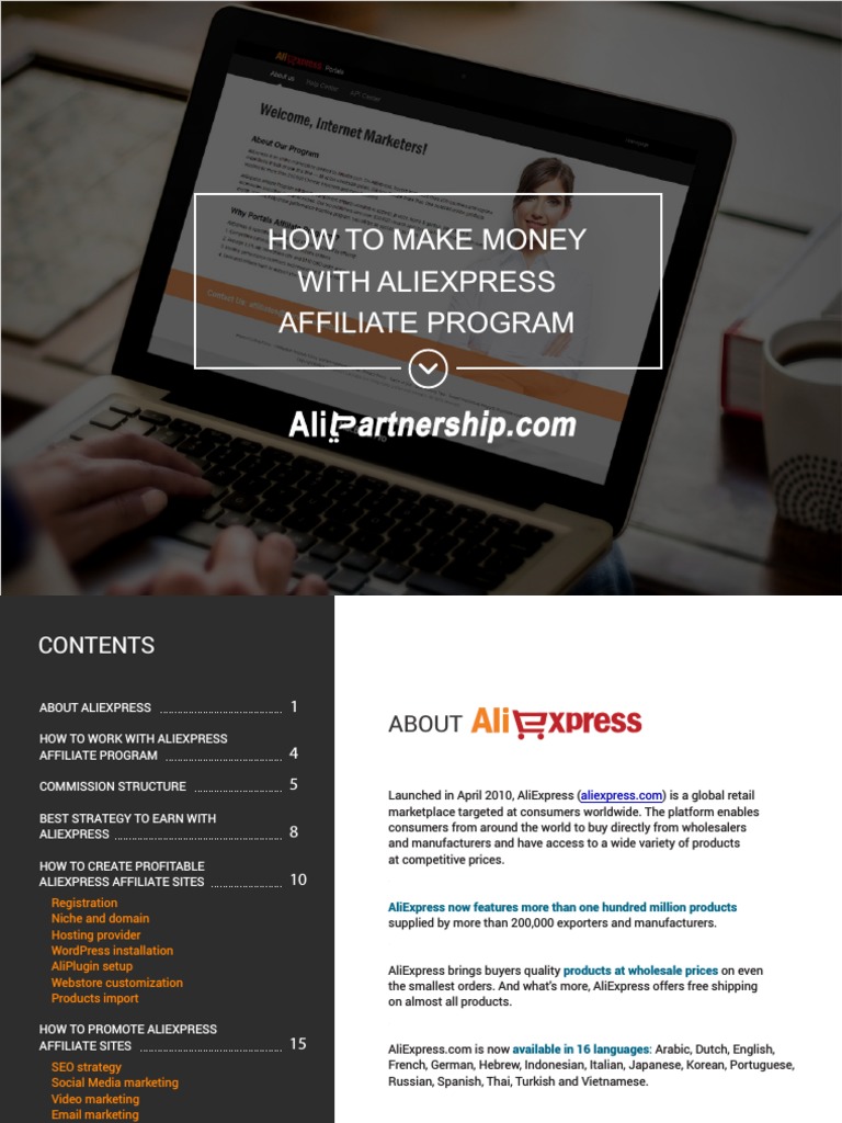 How To Make Money With AliExpress Affiliate Program PDF | PDF | Social ...