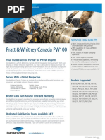 PW127 Turboprop Sales Specification No 1009 Datasheet | PDF | Aircraft ...