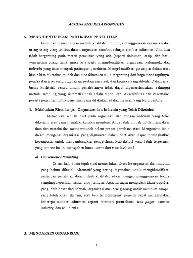 RMK SAP 3 Metode Penelitian Kualitatif | PDF