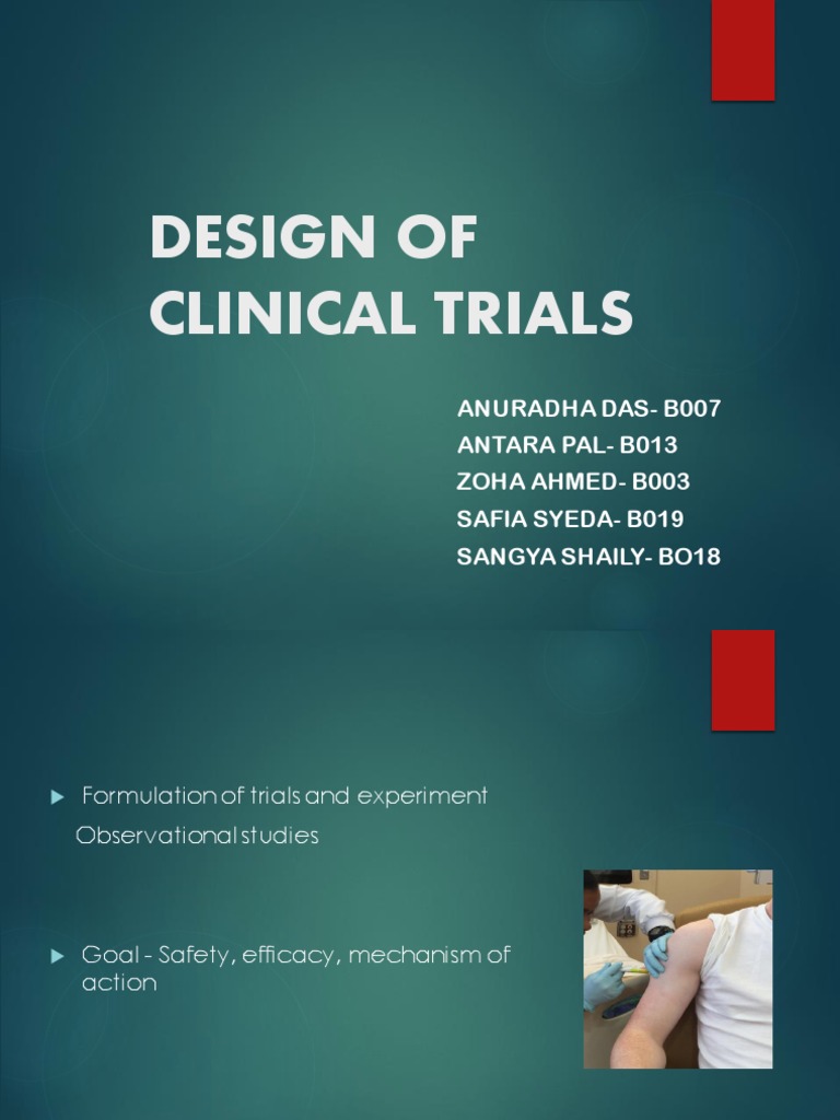 Design of Clinical Trials | PDF | Clinical Trial | Placebo