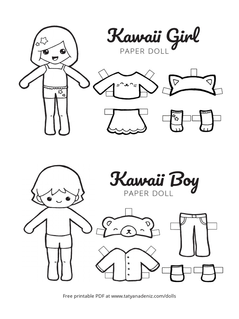 Boy Paper Dolls Printable