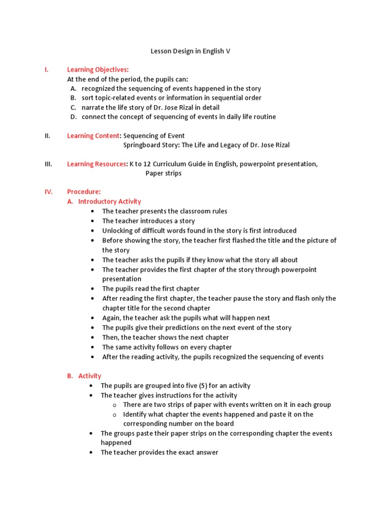 Sequencing Events and Narrating Stories: A Lesson on Identifying and ...