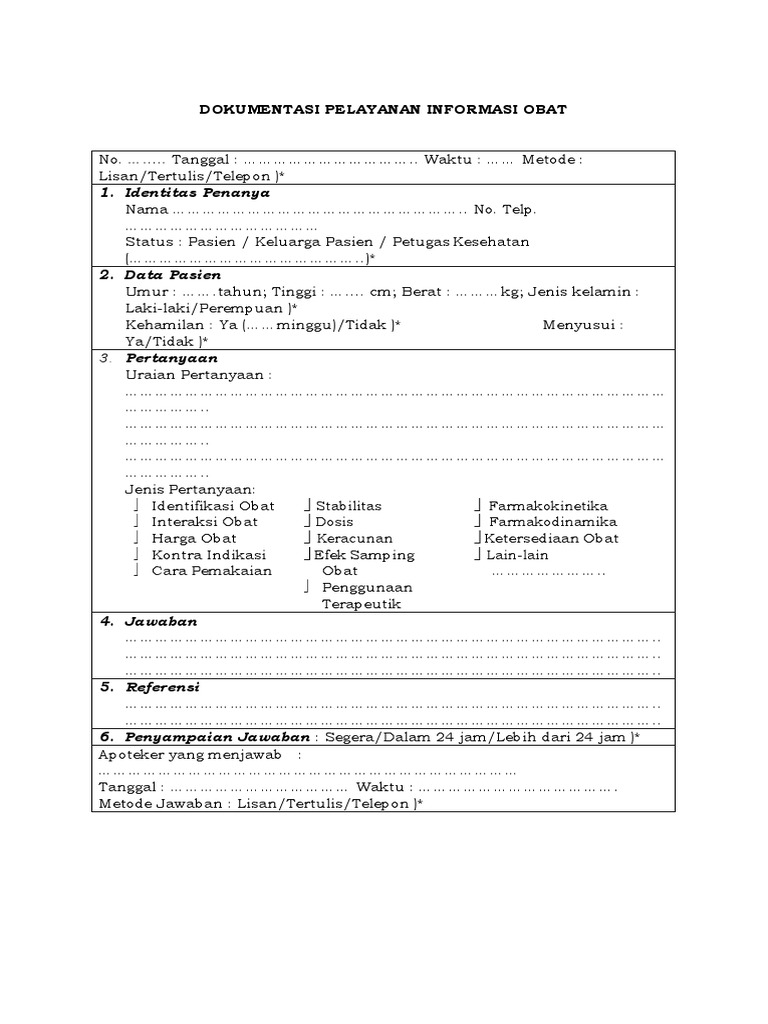 Form KIE Dan PIO | PDF