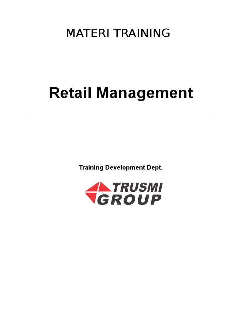 Materi Training Retail Management | PDF