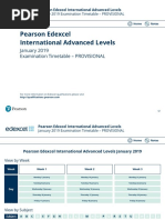 Edexcel IAL Timetable October 2025 | PDF | Physics | Biology