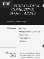 Arnis | PDF | Sports | Combat Sports