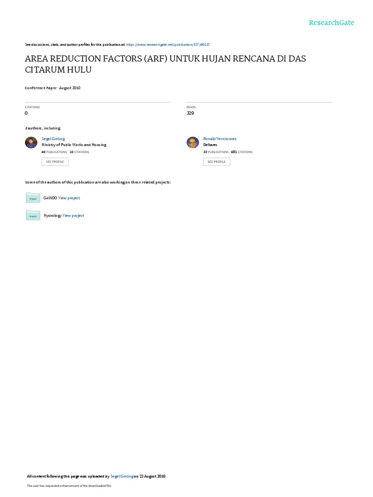 Full Paper Area Reduction Factor | PDF