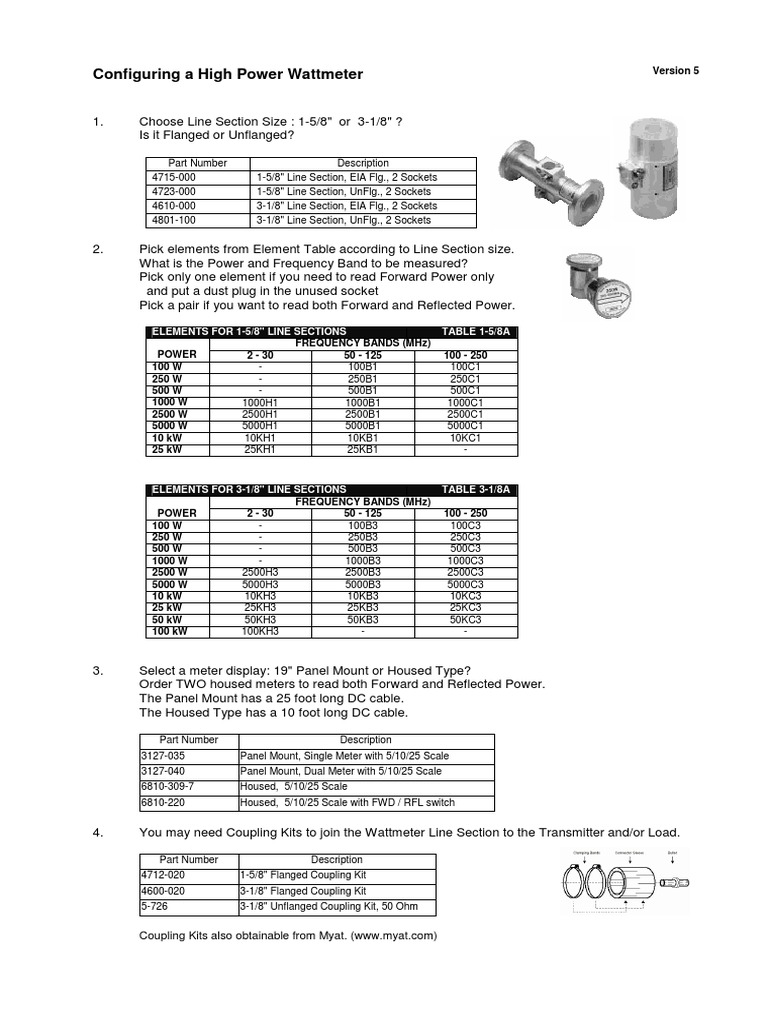 Configure Line Section Wattmeter v5 | PDF | Watt | Telecommunications ...