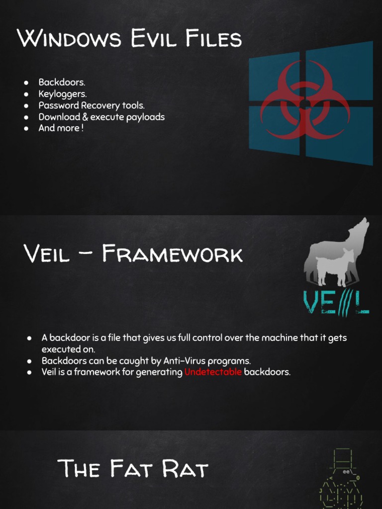 1.1 03 - Generating Evil Files For Windows PDF | PDF