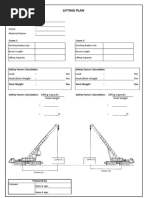 Lifting Plan | PDF | Crane (Machine) | Mechanical Engineering
