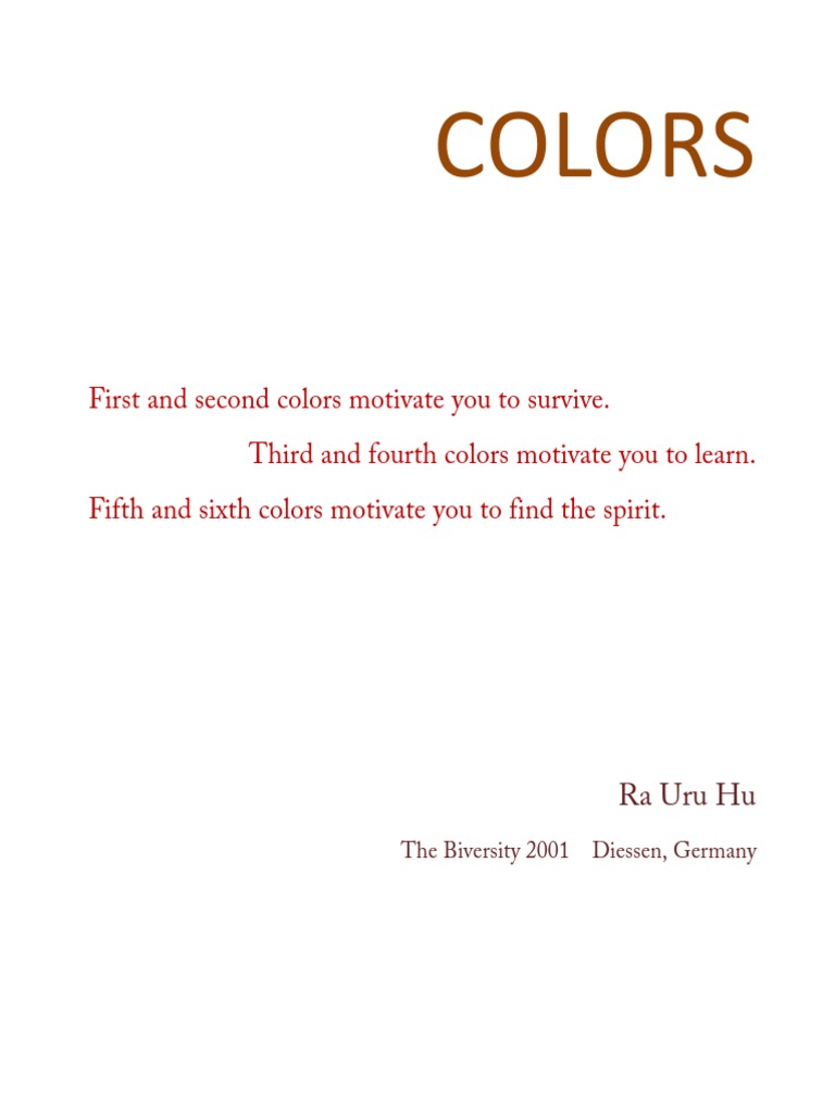 Colors | PDF