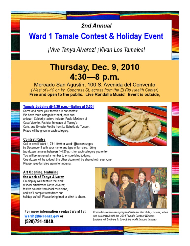 Tamale Contest & Art Show Fiesta | PDF | Art