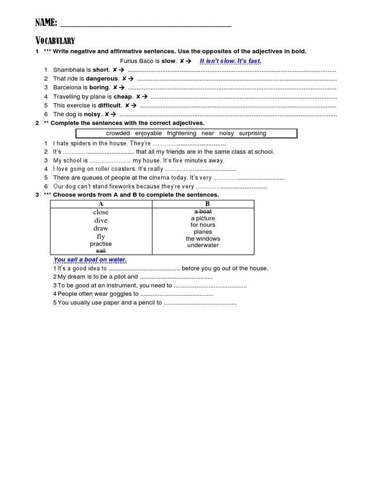 Unit 6 Vocabulary PDF | PDF