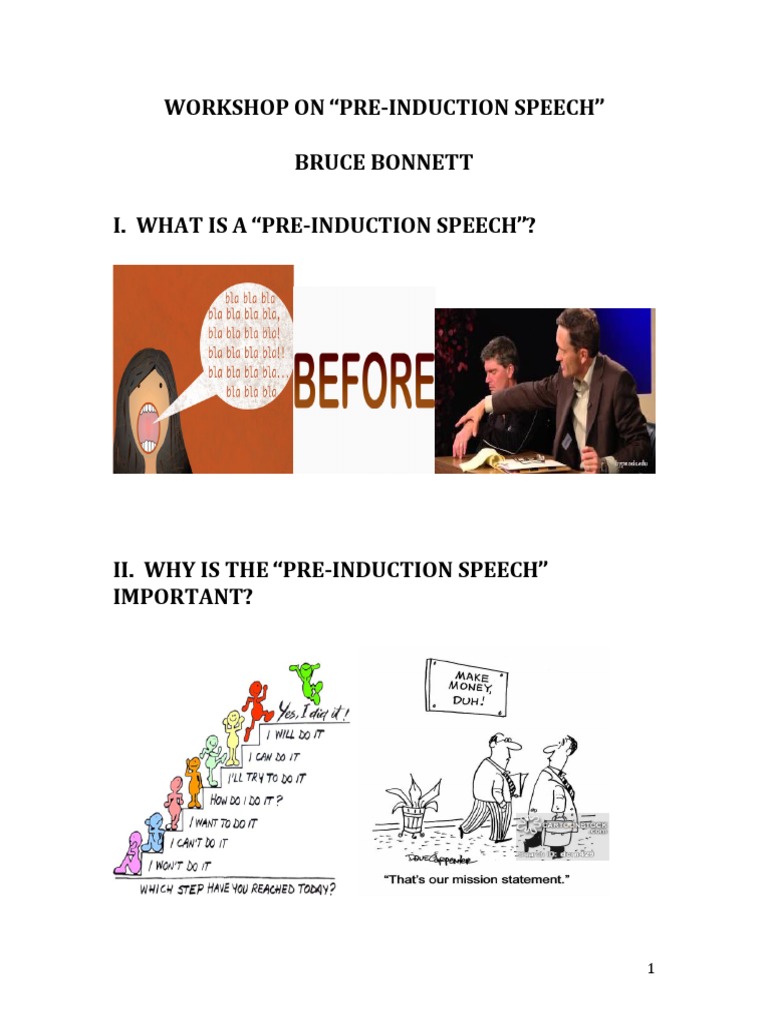 Pre-Induction Speech for Hypnosis Sessions | PDF