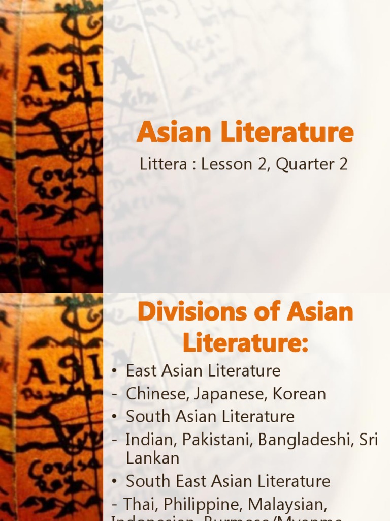 Overview of Asian Literature Types | PDF