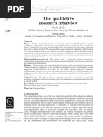 Semi-Structured Interview - A Methodological Reflection | PDF ...