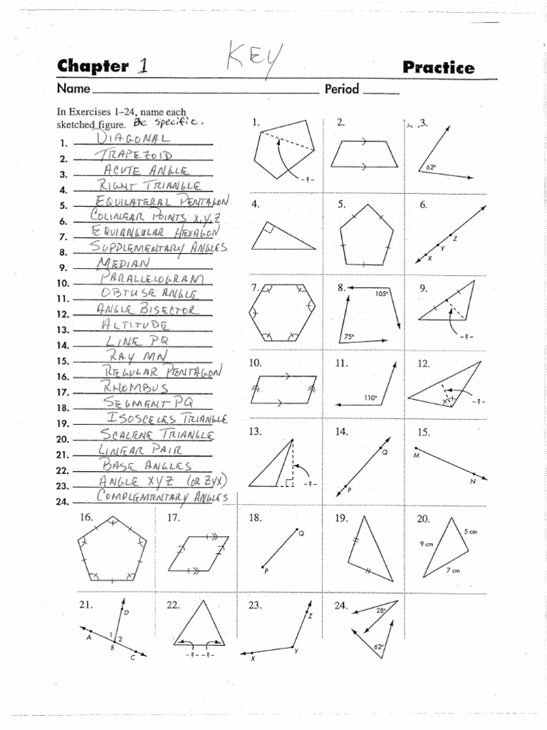Semester 1 Review Packet Answer Key | PDF | Space | Euclidean Geometry Semester 1 Review Packet Answer Key | PDF | Space | Euclidean Geometry