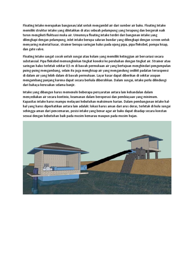 Floating Intake Merupakan Bangunan | PDF