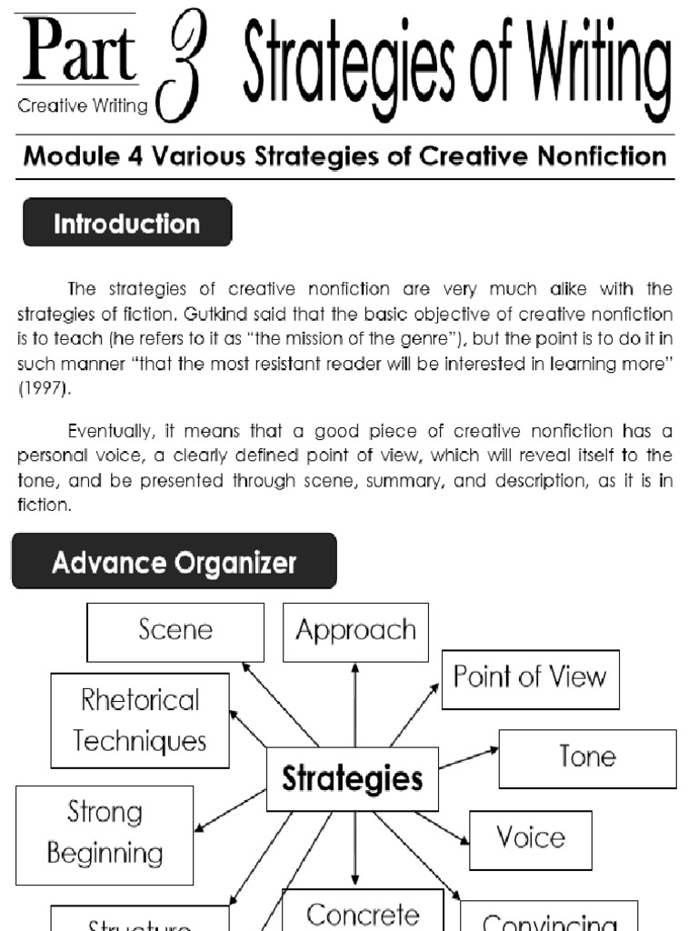 Creative Nonfiction Writing Strategies | PDF