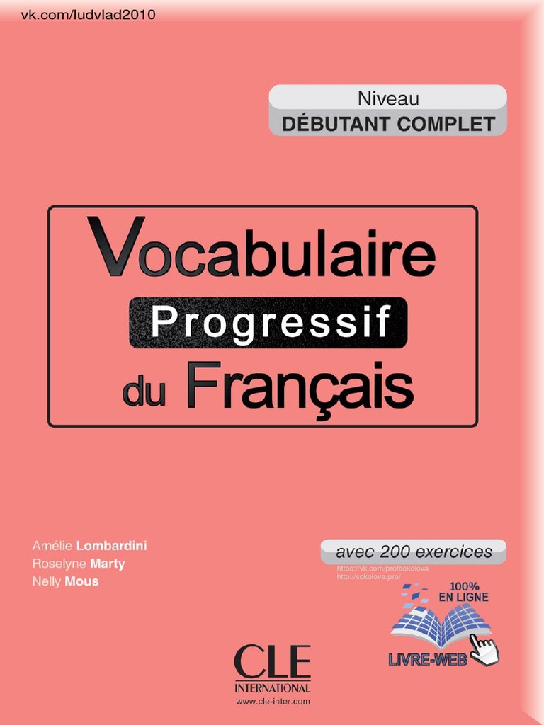 Vocabulaire Progressif Français Débutant | PDF